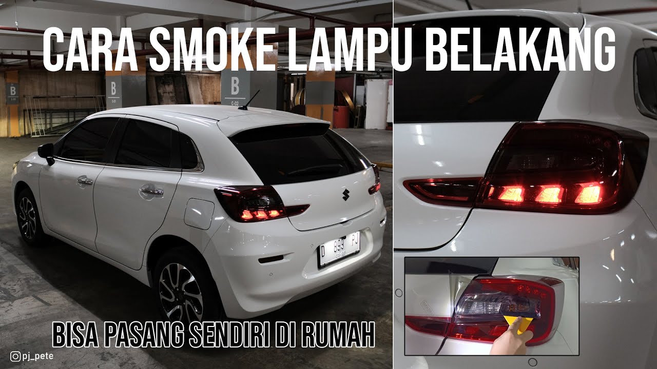 Cara smoke stoplamp mobil, bisa pasang sendiri di rumah, tampilan ...