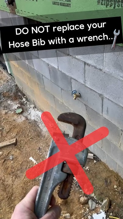 DO NOT replace your Hose Bib with a wrench…🔧 - YouTube