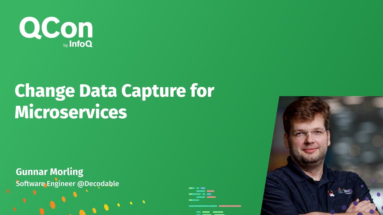 Change Data Capture for Microservices - YouTube