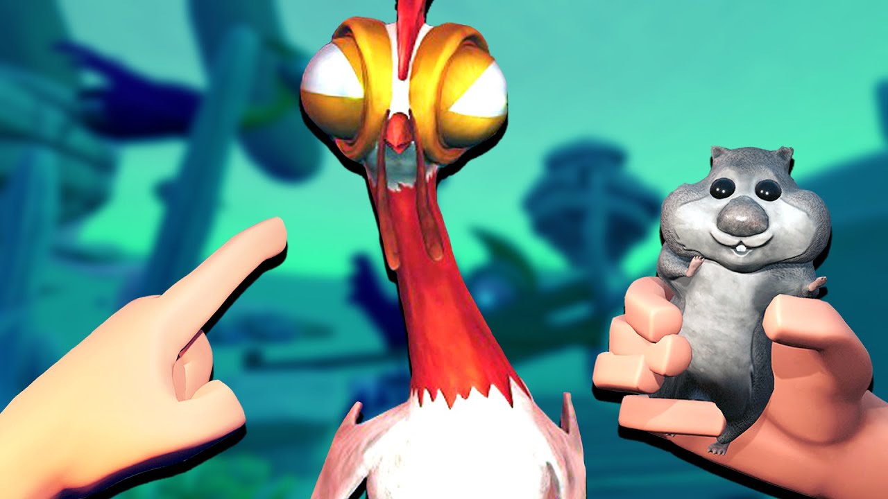 I Sacrificed My Hamster to Escape Killer Chickens in VR! - YouTube