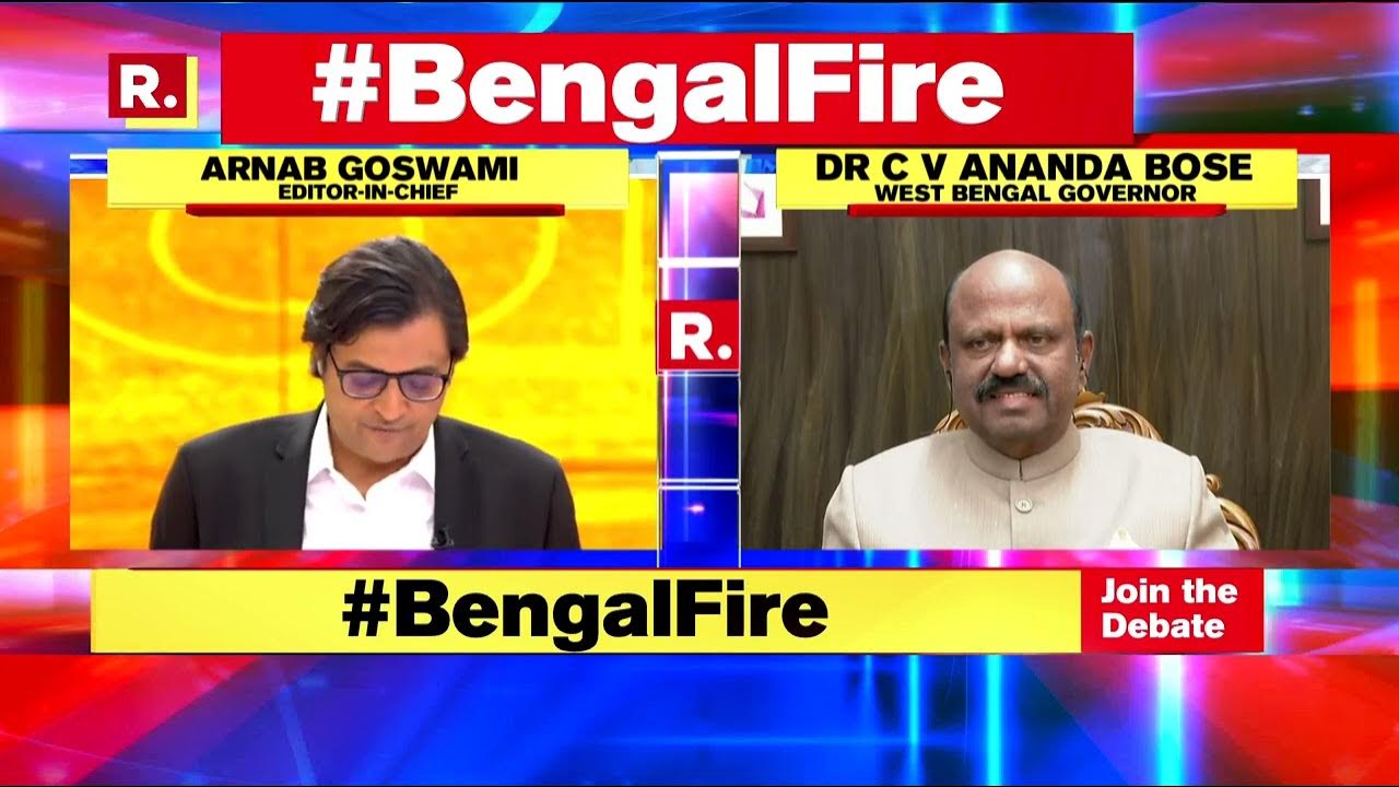 Arnab Goswami Debate Political Blamegame Continues Over Bengal Violence Who Is Responsible