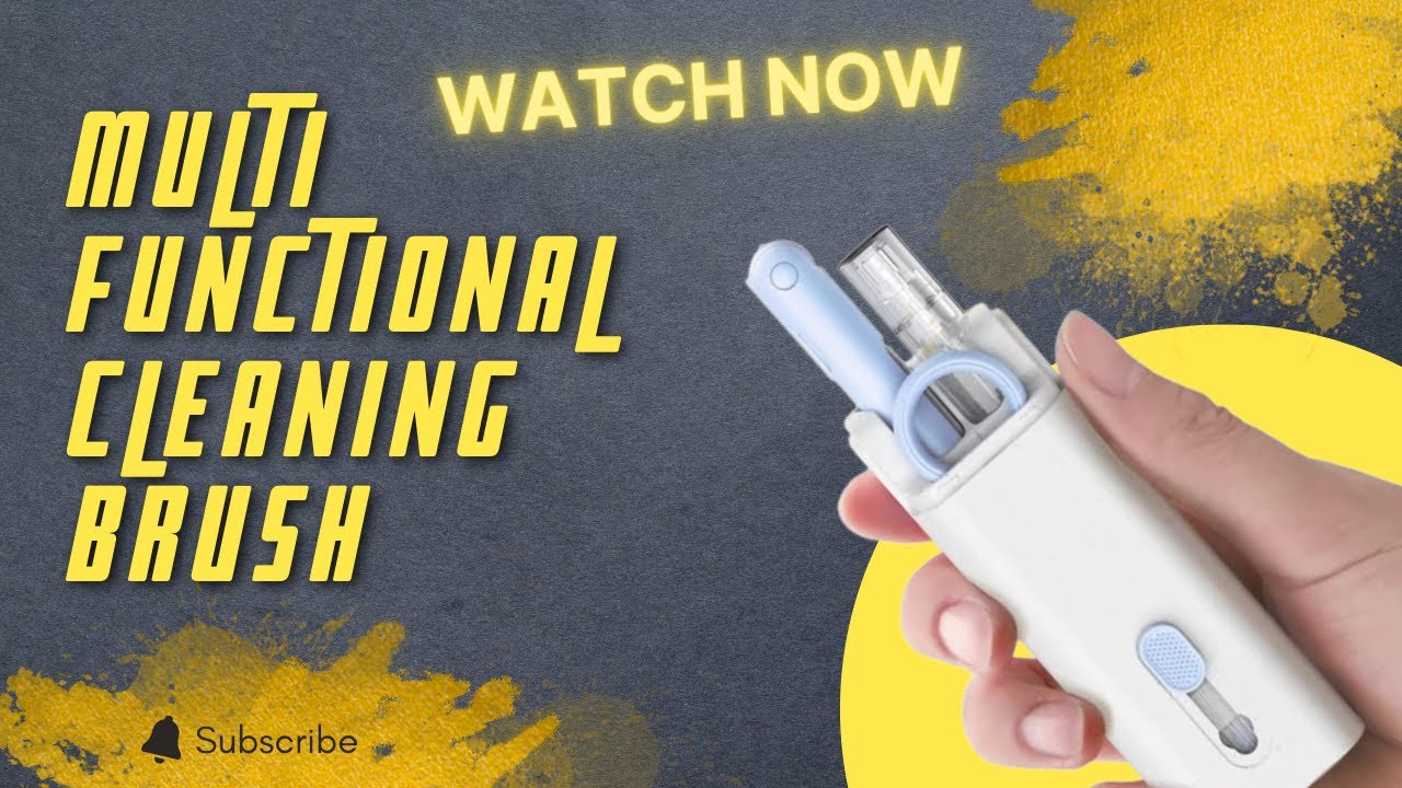 Multi-Functional Cleaning Brush 7 in 1 Cleaning Tool Kit for Keyboards, Earphones, Computers ...