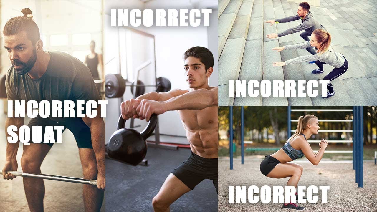 Incorrect Squat Technique | Number One Biggest Squat Mistake - YouTube