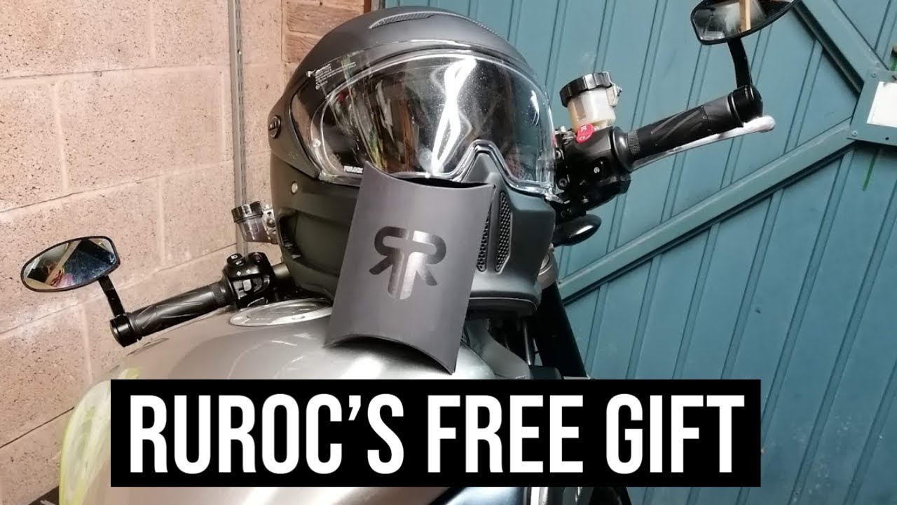 Ruroc's Free gift review, GO Pro mount and Vent plugs! - YouTube