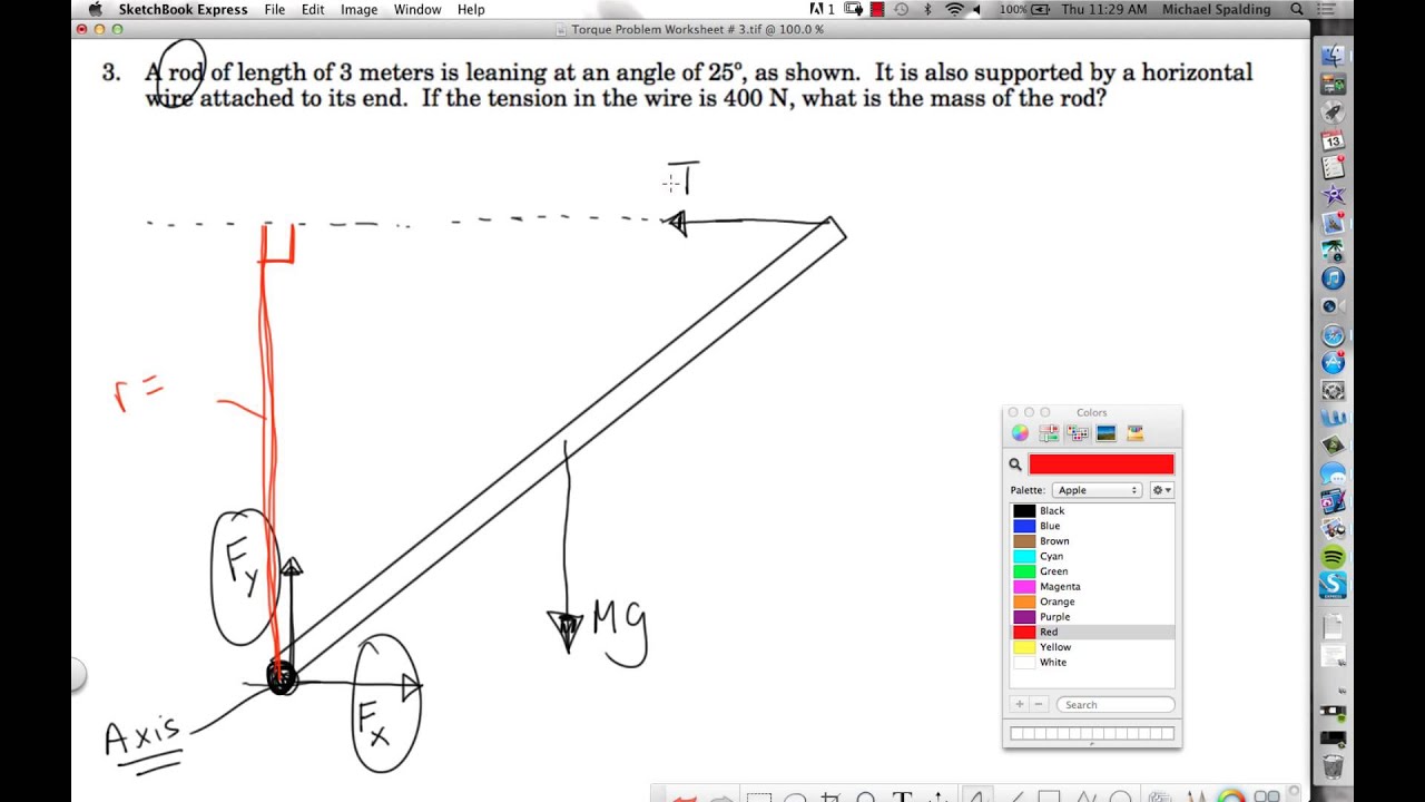 Ch 8 - Torque Worksheet # 3.mp4 - YouTube