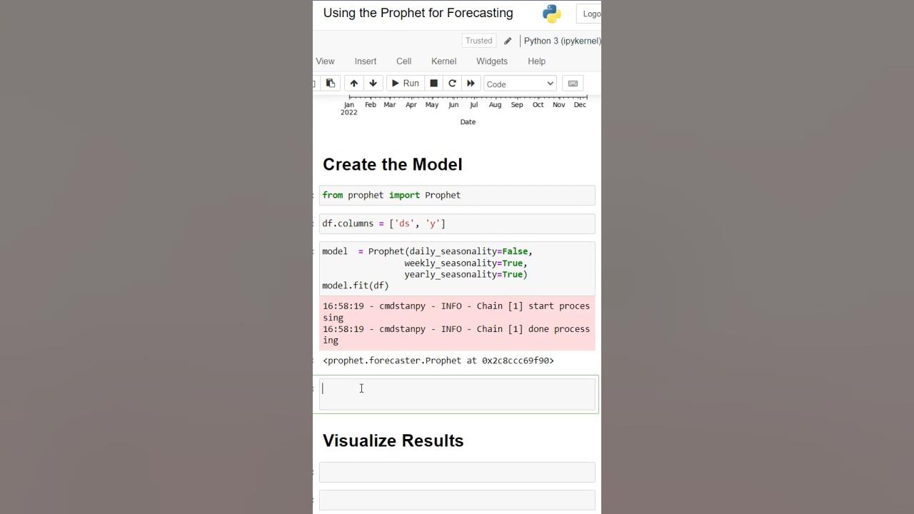 Forecasting with Facebook Prophet Time Series Model - YouTube