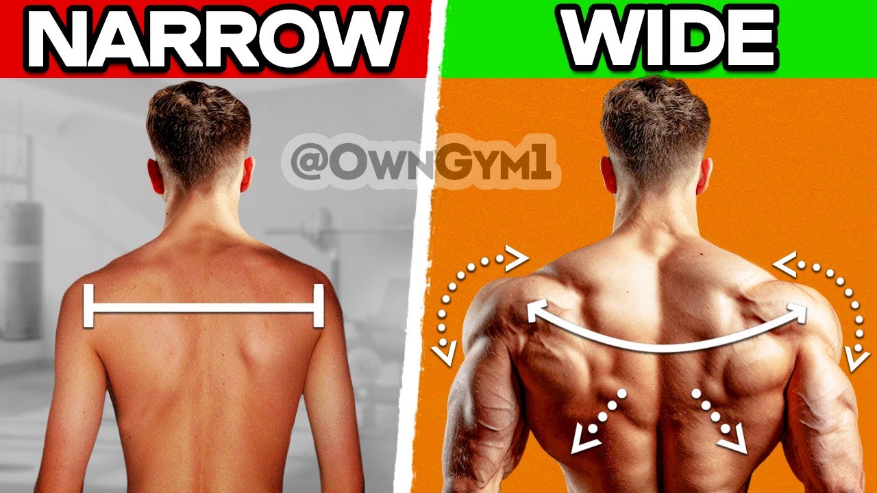 6 Exercises To Build Wide Back - YouTube