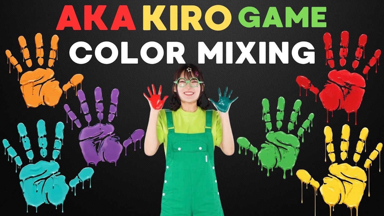 AKA! KIRO! AKA! KIRO! AO! SHIRO! | VIRAL TREND! Color Mixing ...