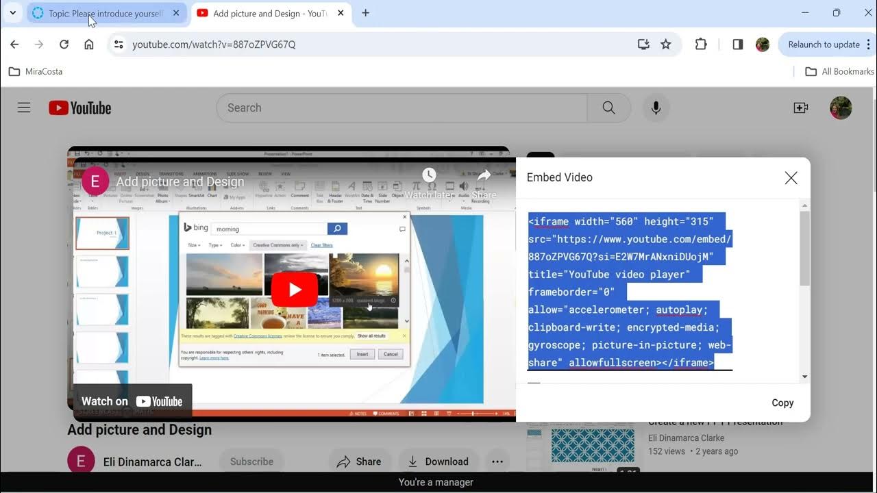 How to Embed a Video to your Discussion Board Post Canvas for ESL ...