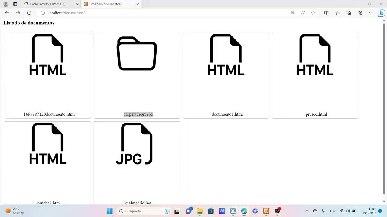 Creación de un Drive con HTML y JS (parte 2) - YouTube