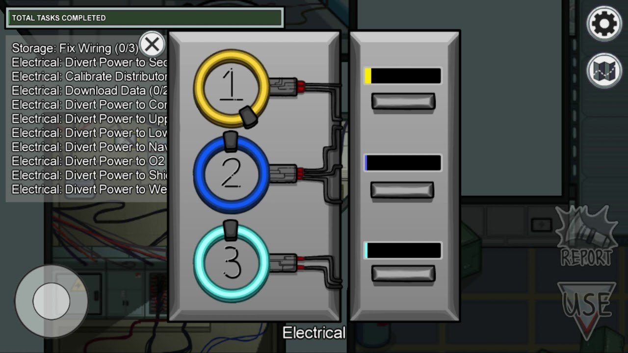 Doing every The Skeld: Electrical Task in Among Us - YouTube