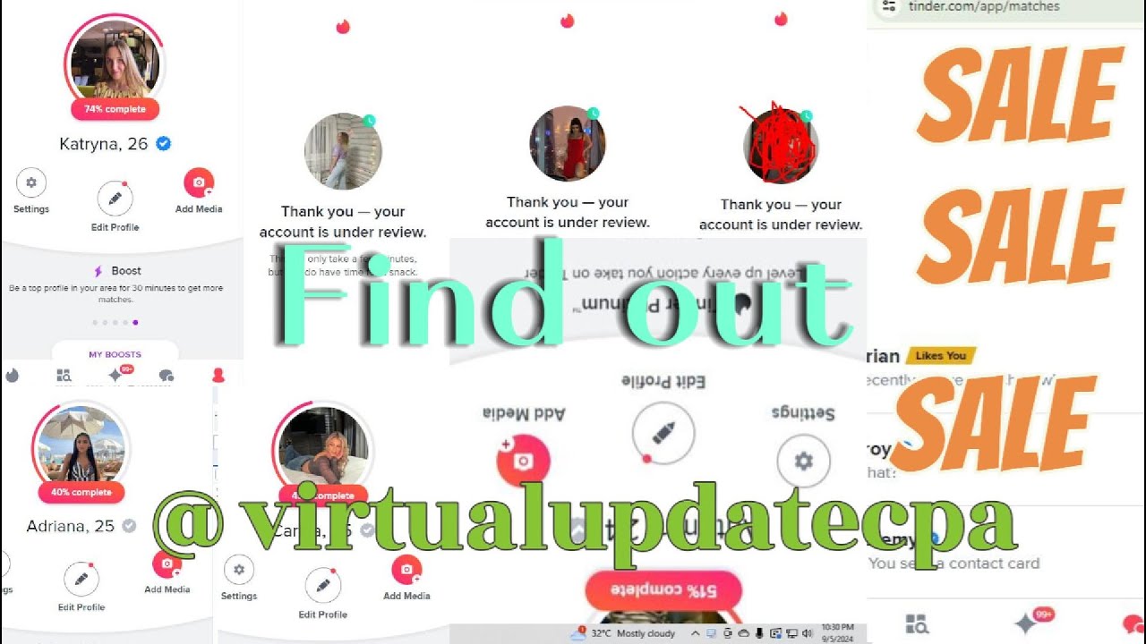 Tinder Profile Update method 2024 @virtulupdatecpa - YouTube