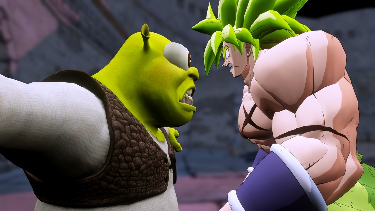 Shrek Vs Broly - YouTube