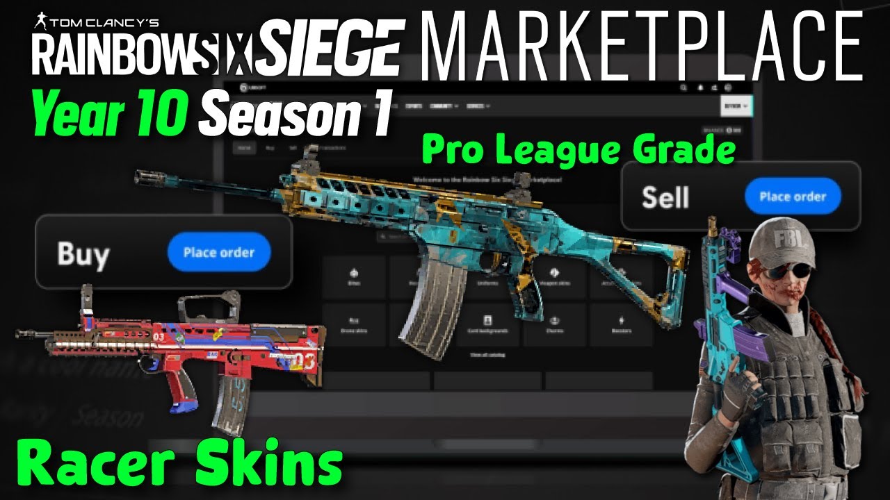NEW Skins - R6 Marketplace (Year 10 Season 1) - YouTube