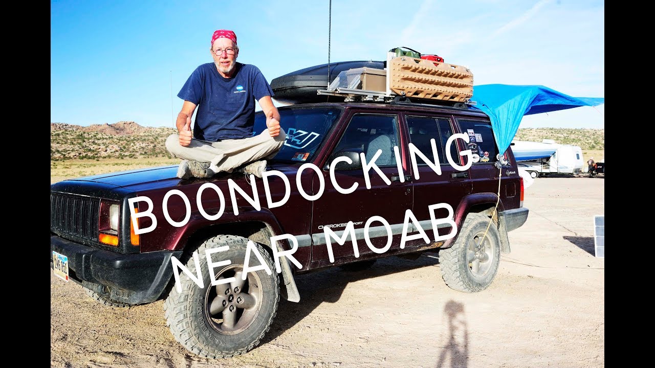 Boondocking near Moab overlanding Utah - YouTube