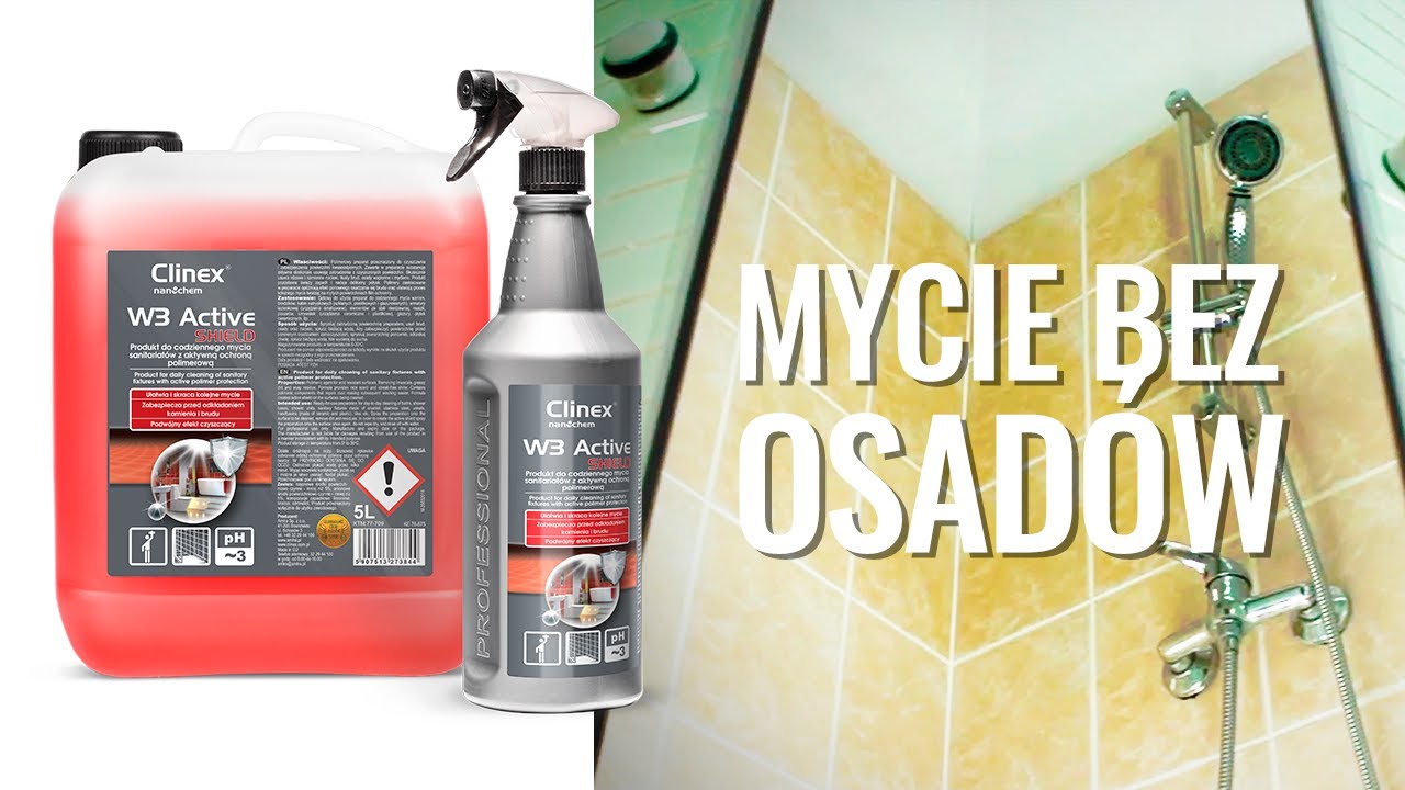 Clinex W3 Active SHIELD Profesjonalny produkt do codziennego mycia ...