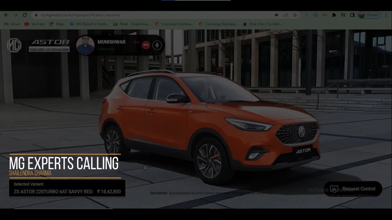 MG eXpert | Makes showroom experience virtually accessible - YouTube