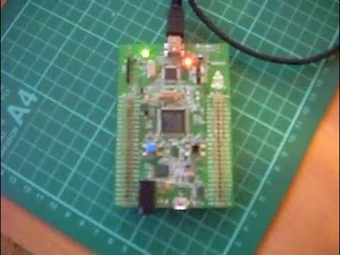 STM32F4 Discovery Blinking LED Hello World - YouTube