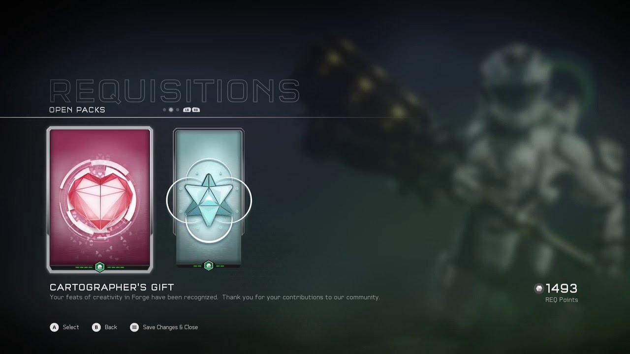 Halo 5 343 Gift Req pack: 'Compass Rose' pack opening. - YouTube