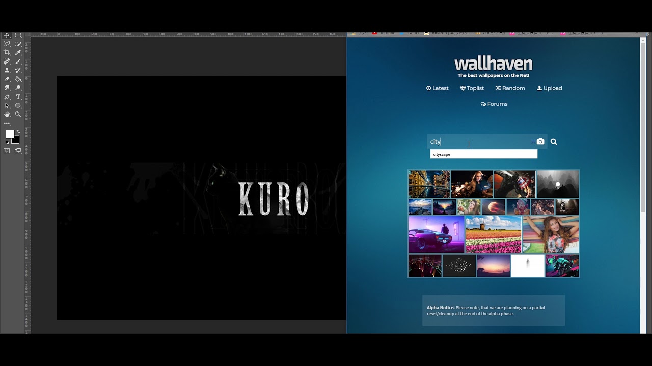 "KURO YT BG" Speedart - YouTube