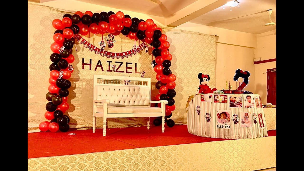 Haizel 2nd Birthday Celebration | Minnie Mouse Theme | Haizel Dijo ...