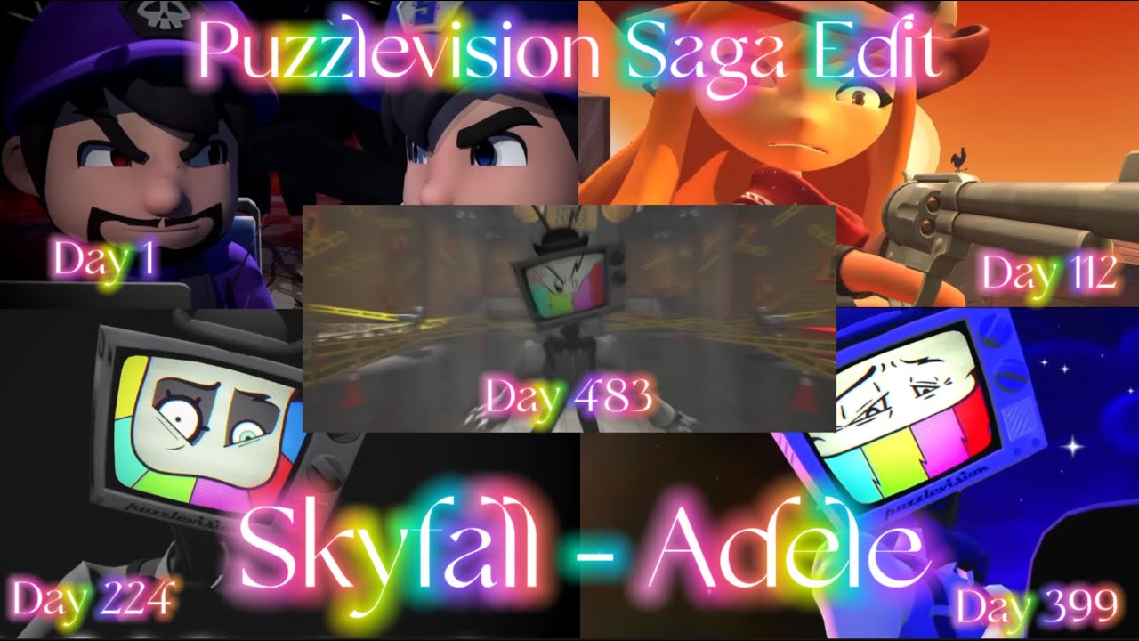 Puzzlevision Saga Edit - Skyfall - Adele - #4k - #60fps - YouTube