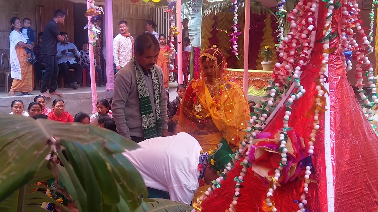 Bodo Traditional Marriage Program | Happy Bodo Wedding | happy wedding ...