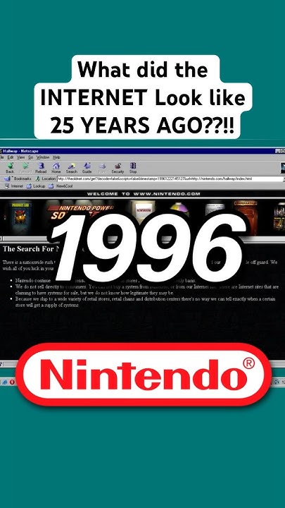 What did the INTERNET Look Like 25 YEARS AGO PT 2!!!! - YouTube