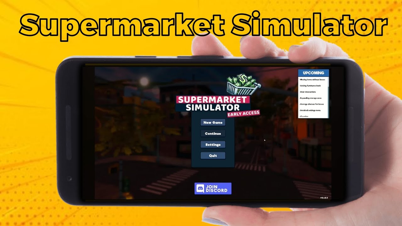 Supermarket Simulator (iOS Android) How to Get & Play!! - YouTube