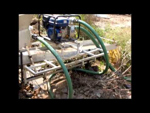 Hand Built Homemade Gold High banking for a day Vein Mtn  NC LDMA camp