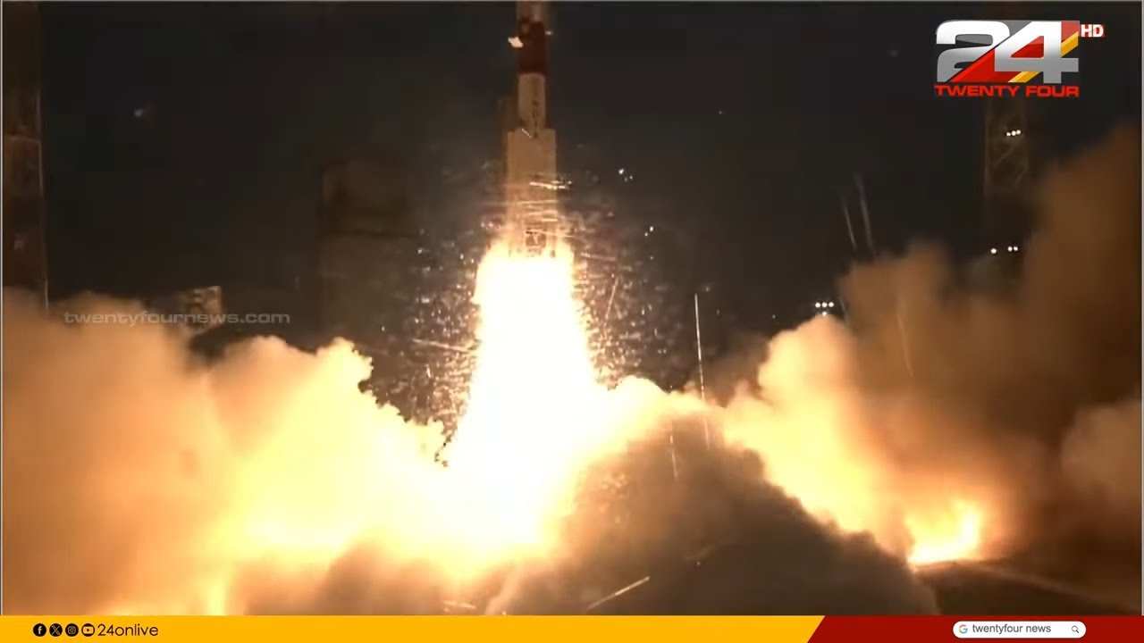 ISROയുടെ PSLV C-61 വിക്ഷേപിച്ചു | ISRO's EOS-9 Satellite Launch - YouTube