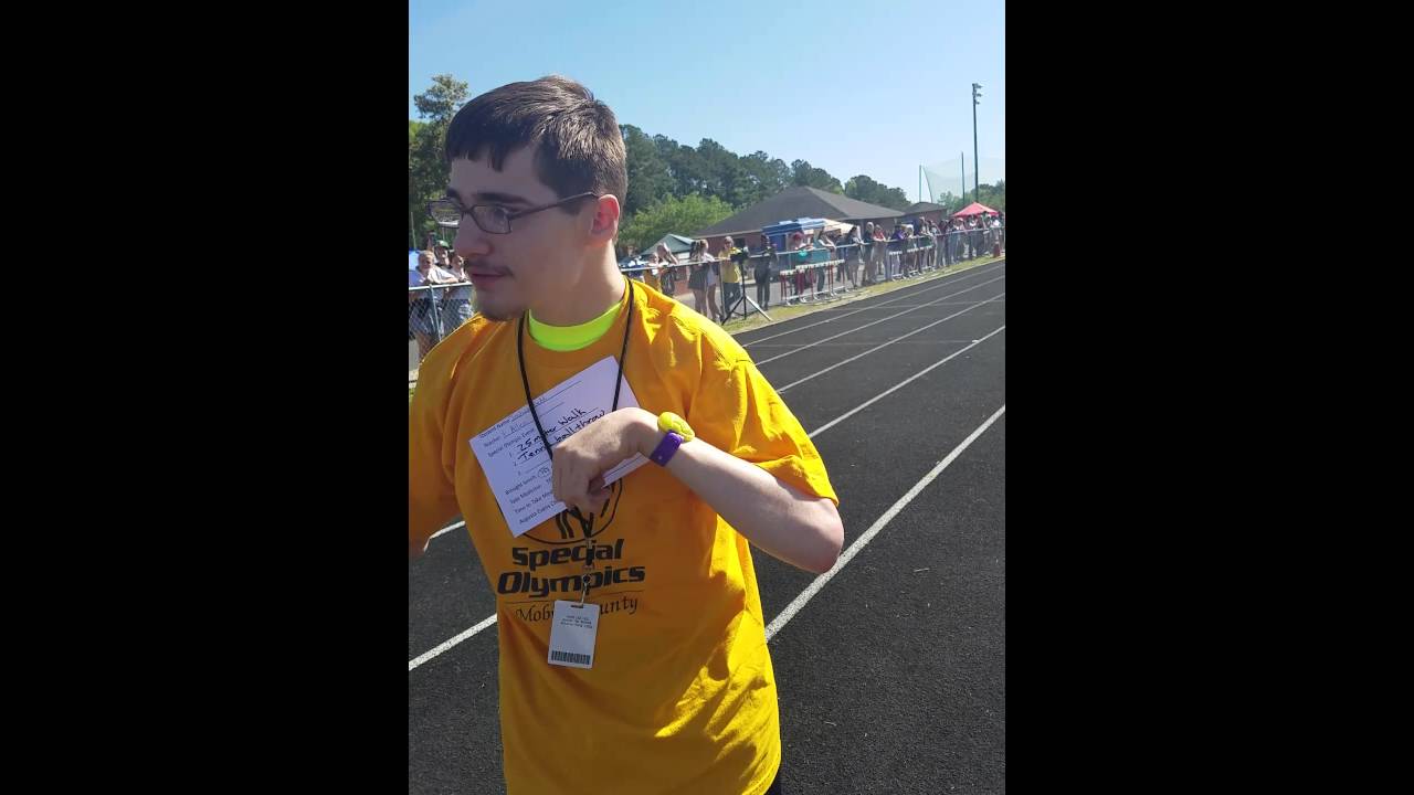 Special Olympics 2016 Josh Redd Walking Race - YouTube