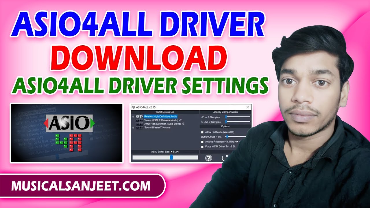 ASIO4ALL Download & Asio4all Driver important Settings|| Sound Problem ...
