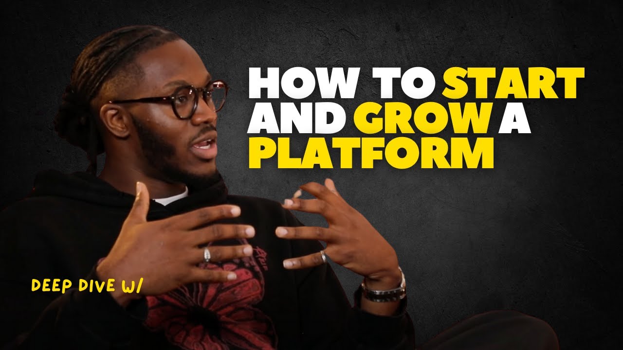 If You Want To Start A Platform Do THIS | Deep Dive - YouTube