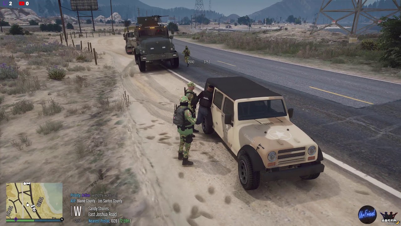 GTA V Roleplay/RP FiveM | Military RP - YouTube