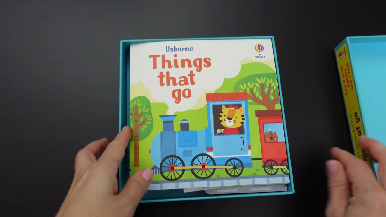 Usborne - Things that go Four 4 piece jigsaws - YouTube