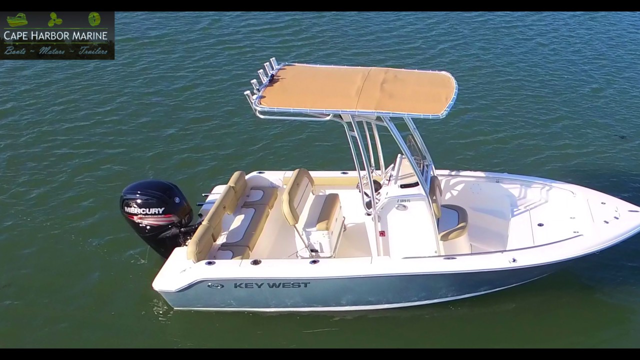 CAPE HARBOR MARINE KEY WEST BOATS 189FS DRONEONE - YouTube