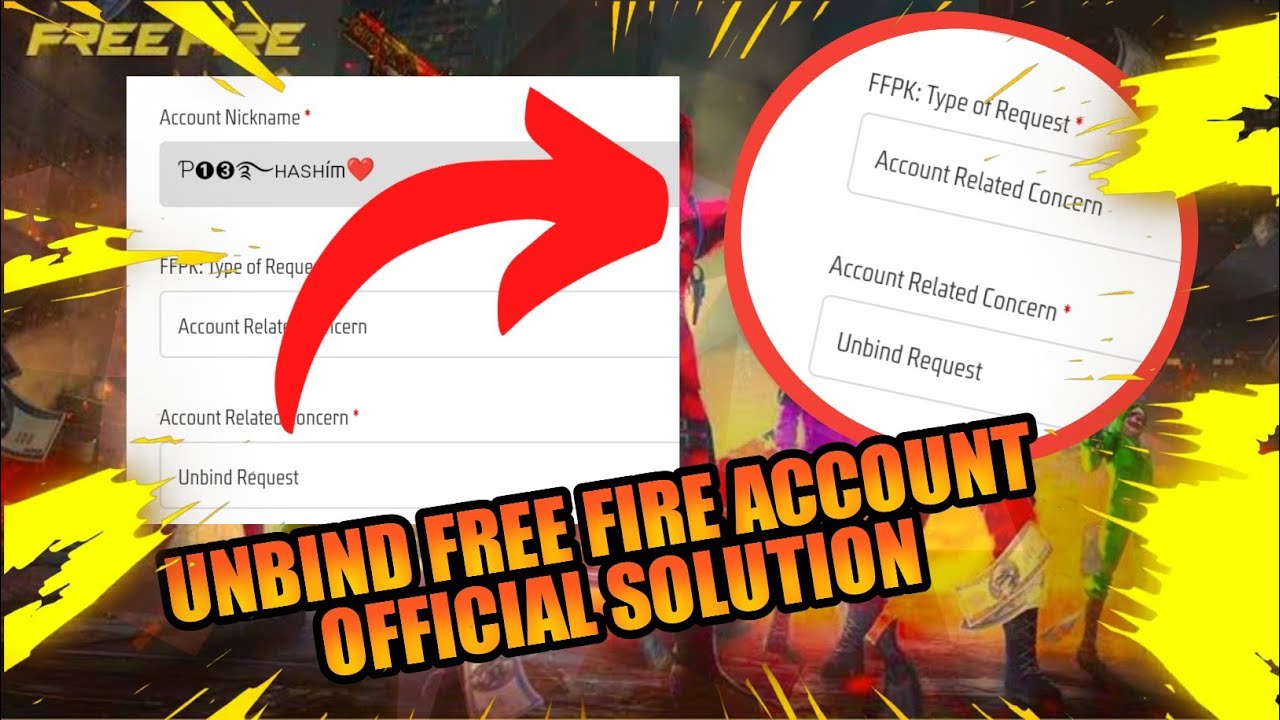 FREE FIRE BINDS PROBLEM KA OFFICIAL SOLUTION A GYA - UNBIND LOST OR ...
