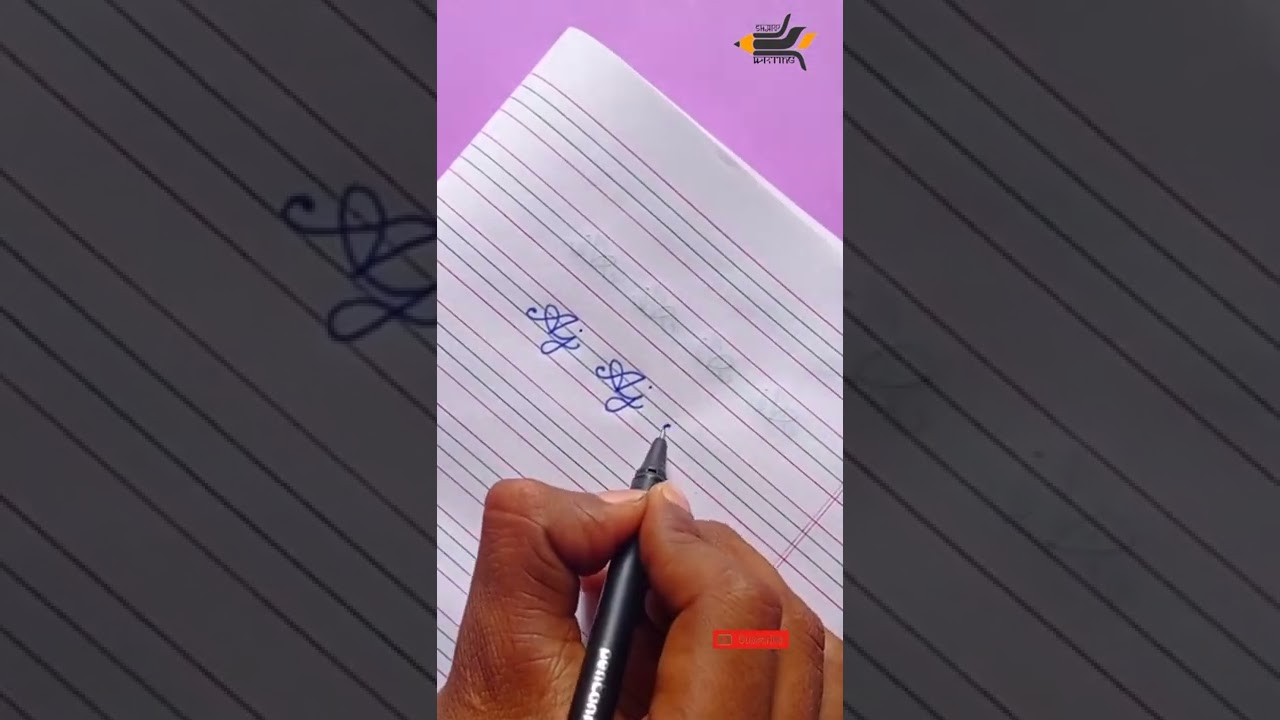 How To Write Aj Letter calligraphy cursive Writing alphabet How To Write Aj Letter calligraphy cursive Writing alphabet