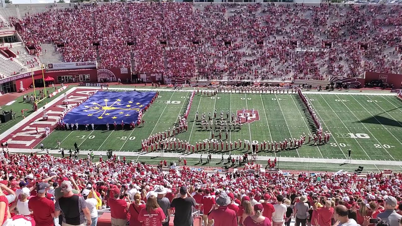 IU Marching Hundred: Pregame 9/18/21 vs Cincinnati - YouTube
