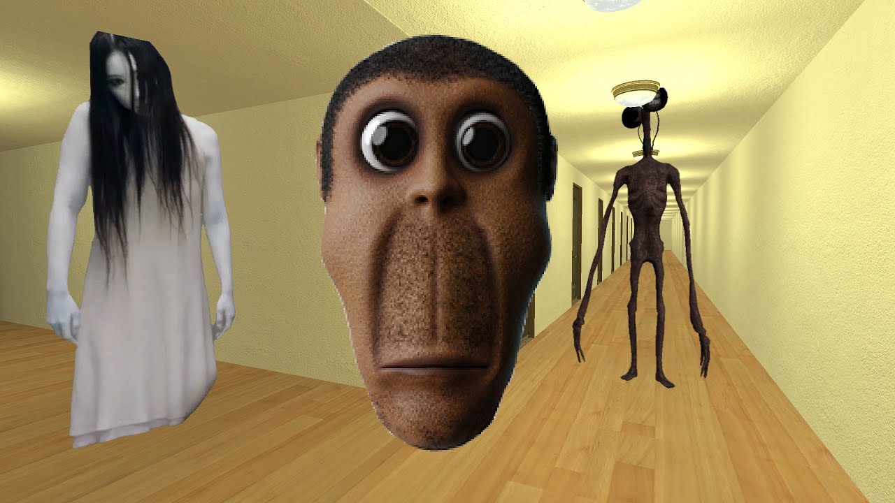 Obunga, Kayako Saeki And Siren Head - Nextbot Chase in Garry’s Mod ...