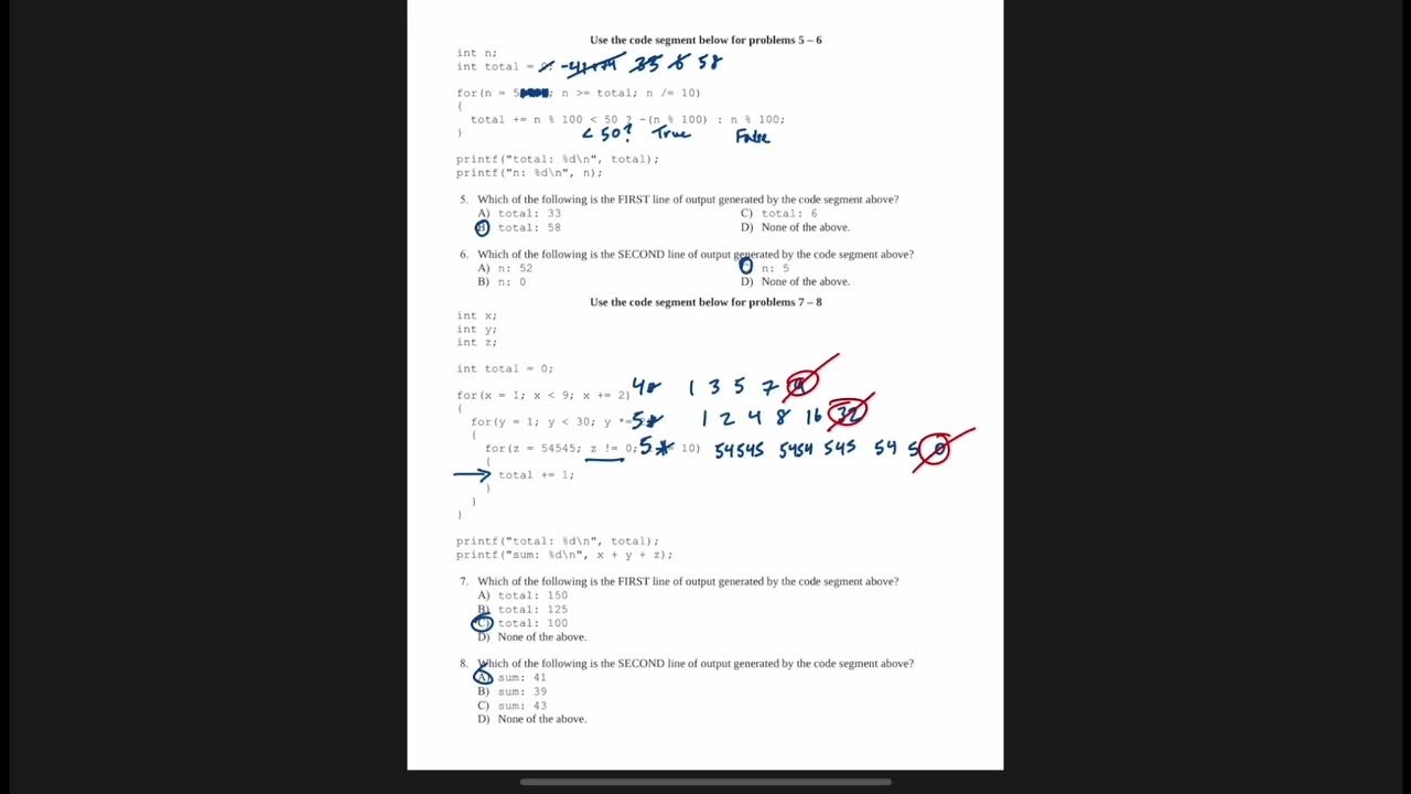 CS 159 Spring 2022 Exam 2 - YouTube