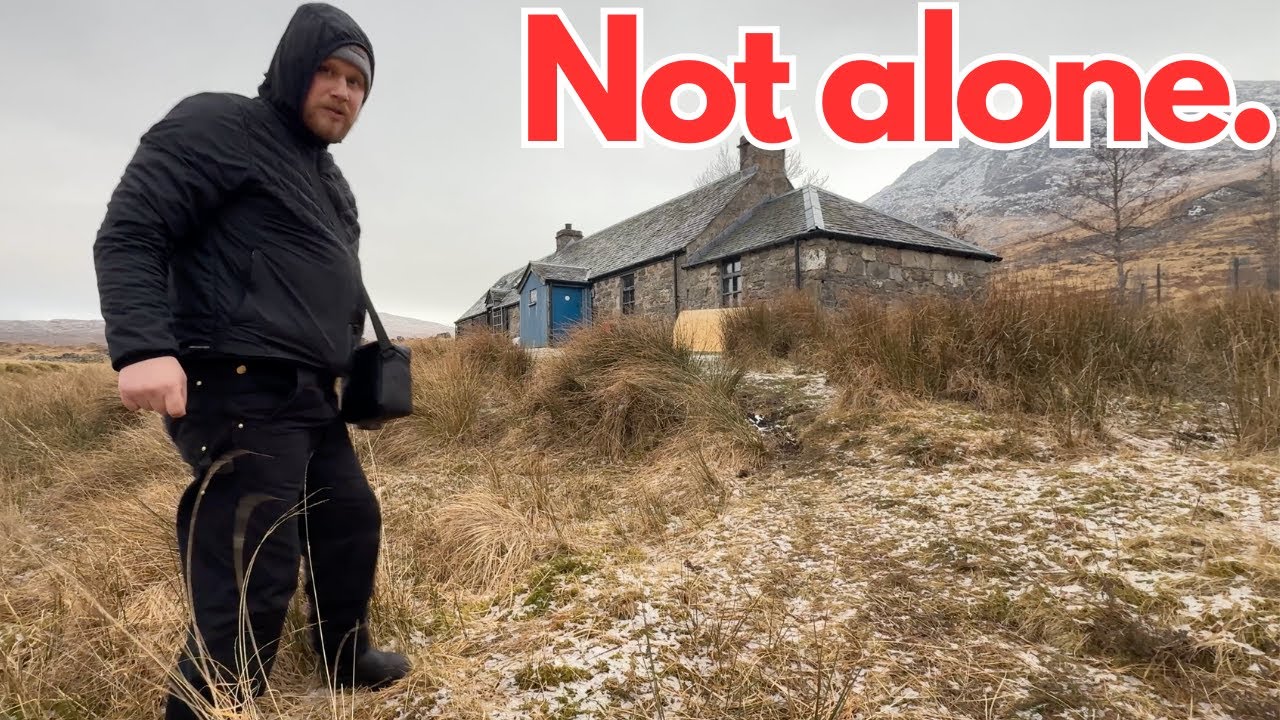 Overnight in UK's Most HAUNTED and REMOTE Bothy - YouTube