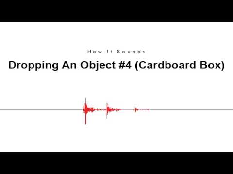 Dropping An Object #4 (Cardboard Box) Sound Effect - YouTube