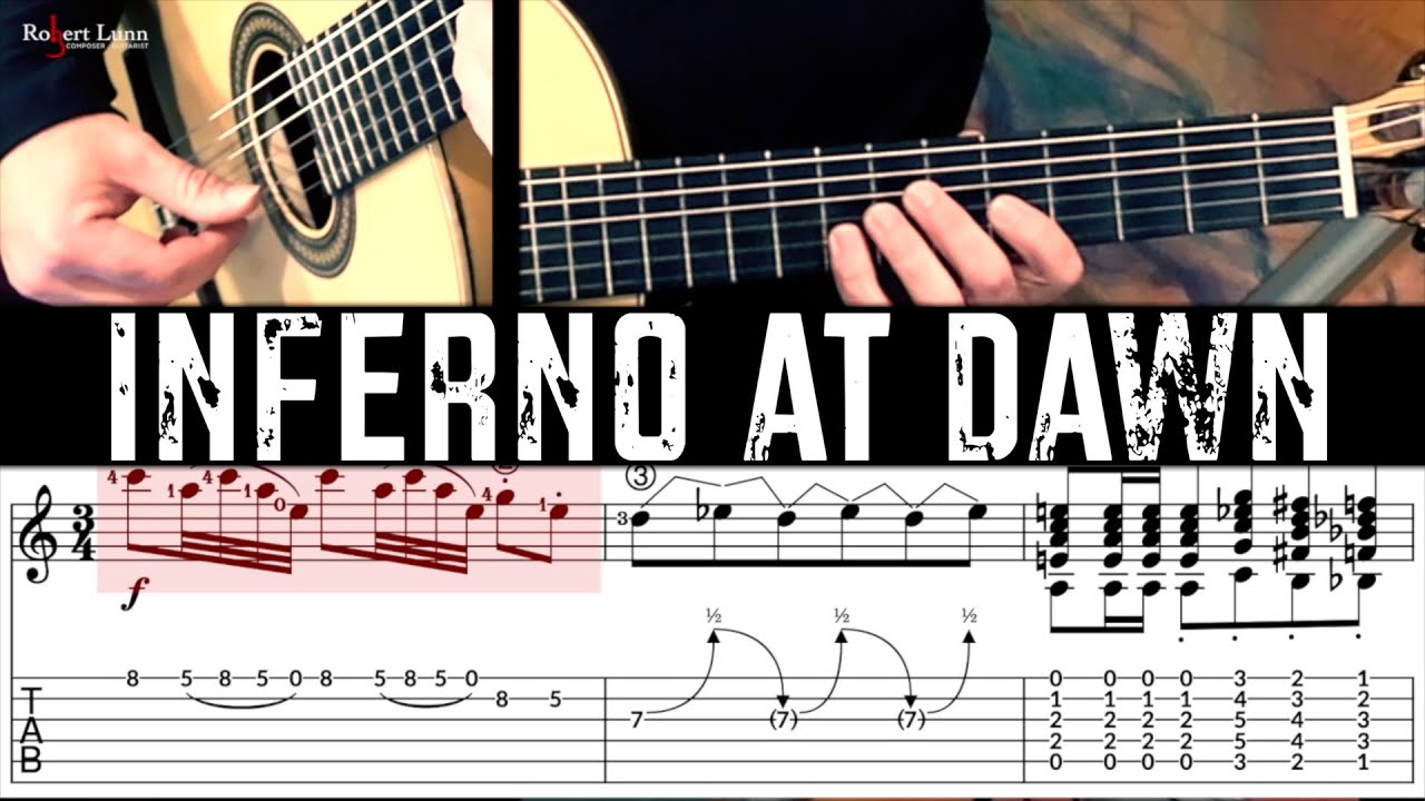 Inferno at Dawn - Full Tutorial with TAB - YouTube