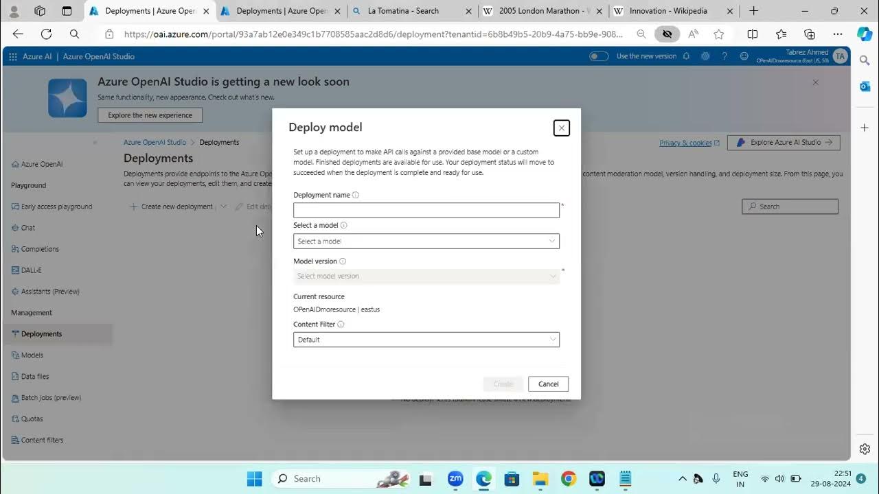 Azure OpenAI Simple Text Classification - YouTube