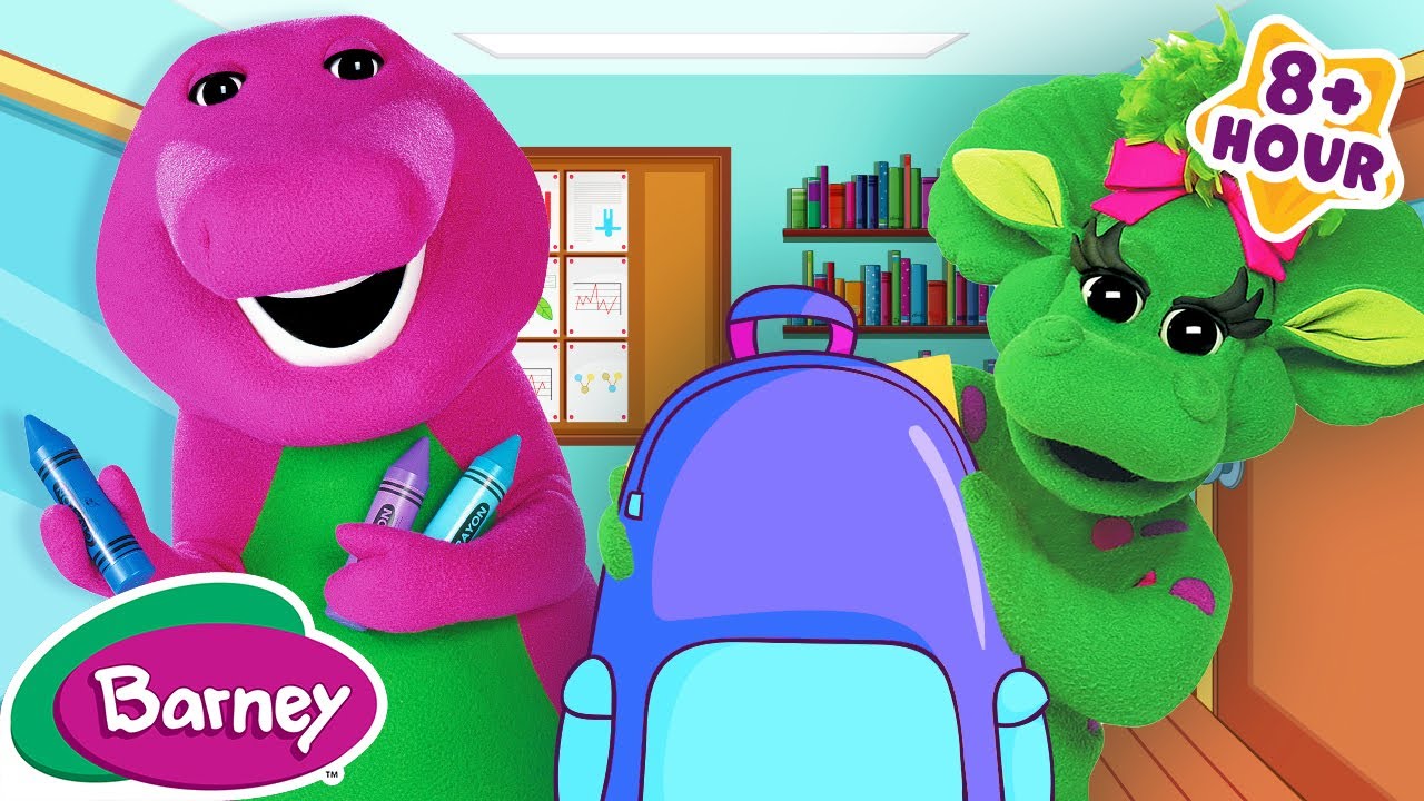 Back to School Fun | 8+Hours Non-Stop Marathon for Kids | Barney the ...