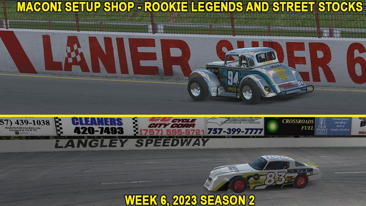 iRacing Rookie Legends and Street Stocks Tutorial: 2023 Season 2, Week ...