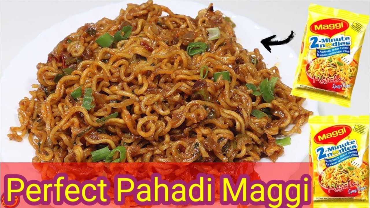 Pahado Wali Maggie ki Making | Ya Maggie ka Javaab Nahi | Perfect maggi masala Recipe #maggi # ...