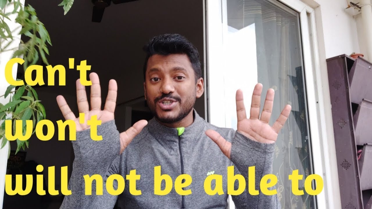 Easy Practice Of Won t Vs Won t Be Able To And Can t YouTube easy-practice-of-won-t-vs-won-t-be-able-to-and-can-t-youtube